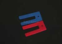 China PP Plastic Horseshoe Tile Spacers 1.0mm to 10mm Window Glazing Packers for Building Construction for sale