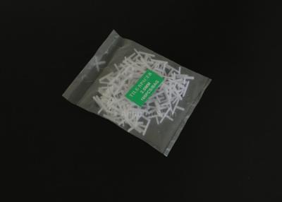 China 1mm Plastic Tile Spacer Leveling System 100pcs Bag for Ceramic Floor Wall Installation for sale