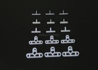 China Ceramic Wall Floor Plastic Tile Spacer 1.5mm T Type Flat Leveling System for sale