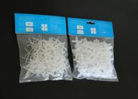 China 3mm Ceramic Tile Shims Tile Spacers Plastic Tile Leveling Clips Accessories for sale