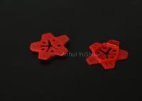 China 2MM Red Ceramic Tile Leveling Clips Spacers For Floor Positioning for sale