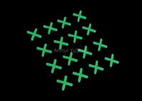 China YUSHUN PP Tile Spacers 1mm 2mm 3mm 100pcs per Bag for Floor and Wall Ceramic Tile Leveling for sale