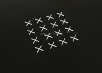 China 2.5MM Plastic Cross Tile Spacers Self Leveling Tile Clips For Flooring Accessories for sale