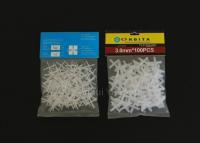 China 8mm Polypropylene Self Leveling Plastic Tile Spacer Yellow Green White Black for sale