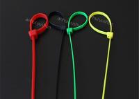 China Black UV Resistant Plastic Cable Zip Ties Straps 7.2x500mm for sale
