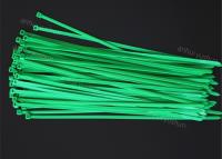China UL94V-2 Flame Retardant Nylon 66 Cable Ties 18lbs Tensile Strength 100pcs per Bag for sale