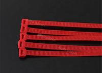 China UL94V-2 Flame Retardant Nylon 66 Cable Ties 18lbs Tensile Strength 100pcs per Bag for sale