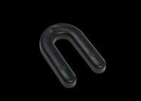 China Black Plastic Horseshoe Shim Tile Spacers 6mm for Floor and Window Leveling for sale