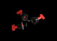 China 1mm 1.5mm Floor Tile Leveling System T Type Spacers Levellers for sale