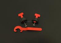 China Plastic Tile Leveling System 1.5mm T type clips for Construction and Floor Installation for sale