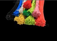 China UL94V-2 White Self Locking Nylon Cable Plastic Ties Flame Retardant for sale