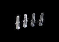China Plastic Wall Anchor 45mm White Grey Expansion Plug Screw for Concrete Brick for sale