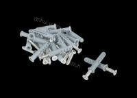 China 8mm Plastic Wall Plug Screws OEM Pp Or Pe Material Use For Wall for sale