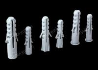 China All Sizes Grey Plastic Wall Plug Screw Expansion Customized Color for sale