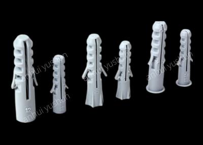 China All Sizes Grey Plastic Wall Plug Screw Expansion Customized Color for sale