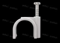 China High Durability Plastic Cable Clips for Indoor/Outdoor Purpose for sale