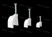 China High Durability Plastic Cable Clips for Indoor/Outdoor Purpose for sale