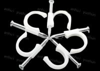 China High Durability Plastic Cable Clips for Indoor/Outdoor Purpose for sale