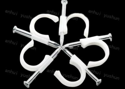 China High Durability Plastic Cable Clips for Indoor/Outdoor Purpose for sale