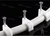 China 10mm High Durability And Flexible Nail Plastic Cable Clips Plastic Round Adjustable Cable Clips for sale