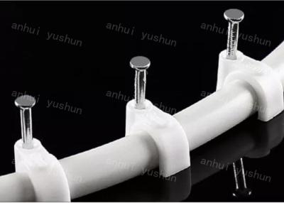 China White Plastic PP Cable Clips For Cable Management Electrical Wiring Plastic Cable Ties Holder/Cable Clamps for sale
