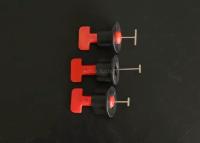 China PP Tile Leveling Clips 1.5mm 50pcs Bag Red Color for Floor Installation for sale