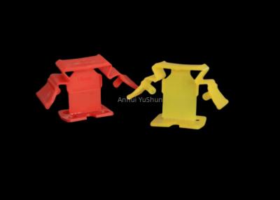 China Pp Tile Construction System For School Application Robot Tile Leveler 1.5mm Yellow Colopr for sale