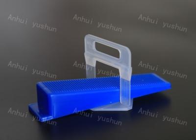 China YS Plastic Tile Leveling Clips and Wedges 2.5mm to 7mm White for Accurate Tile Alignment for sale