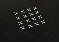 China Width 3mm Plastic Tile Spacers - 1000pcs/bag For Professional Tile Installations for sale