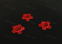 China OEM 3mm Plastic Tile Spacers 27mm Square for Floor Tile Installation 1000pcs per Bag for sale