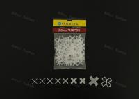 China Achieve Professional Tile Installation with Plastic Tile Spacers 3mm Thickness for sale