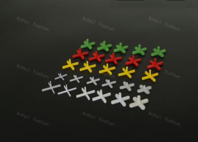 China Plastic Tile Spacer 27mm Length 3mm Thickness Square Shape for Floor Tiling for sale