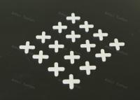 China 3mm Width Plastic Tile Spacer 27mm Length 3mm Thickness For Tile Installations for sale