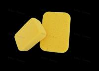 China Rectangle Tile Grout Sponge 50 Pack Medium Yellow Durable Cleaning Sponge for sale