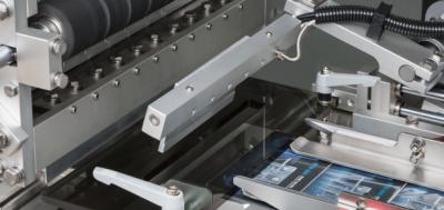 China PLC Control Cellophane Box Wrapping Machine Touch Screen Clear Film Packaging Machine for sale