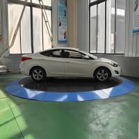 China Speed 0.25m/s Car Elevator Turntable With Hydraulic Cylinder Drive Mode And PLC Control System for sale