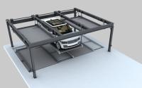 China Wave Board 2 Column Parking Hydraulic Lift Oil Leakage Prevention for sale