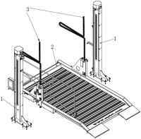 China 208-230V Electric Four Post Parking Lift Perfect Solution for Parking Needs for sale