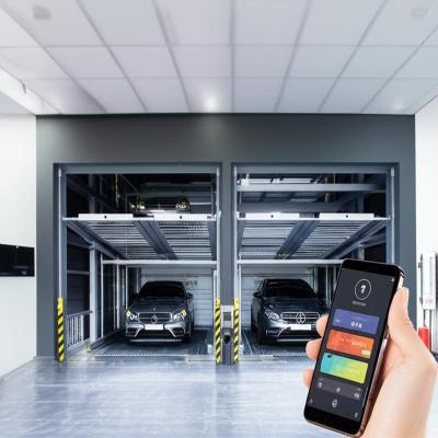 China Commercial Pit Parking Solutions Equipped with Remote Control Smartphone App and Fire Detection Safety Features Ensuring Safe Parking for sale