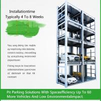 China Installationtime Typically 4 To 8 Weeks Pit Parking Solutions With Spaceefficiency Up To 60 Percent More Vehicles And Low Environmentalimpact for sale