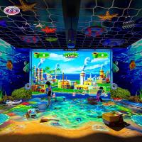 China MagicJoyful Beach Interactive Projection System with 1920×1080 Resolution and 2.8m×5m Wall + 4.8m×5m Floor Display for sale
