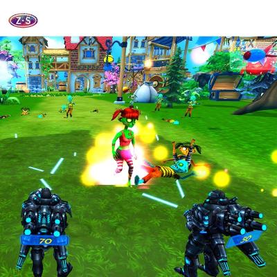 China Motion Sensor Mech Warrior Game Interactive Projection System 1920x1200 6 Players for sale