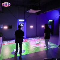 China All-in-One Mobile Interactive Floor Projection 4000 Lumen Laser Touch Screen 6 Players for sale