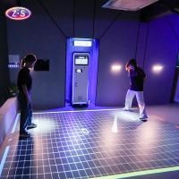 China All-in-One Mobile Coin Operated Floor Projection Unit 4000 Lumen 1920x1200 HD for sale