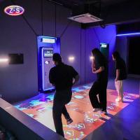 China Mobile Coin Operated Interactive Floor Projection System Plug and Play Design for sale