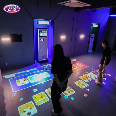 China Mobile Interactive Floor Projection System 48 Games Instant Setup No Installation for sale