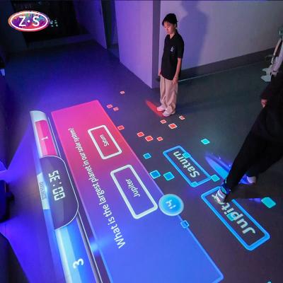China Coin Operated Floor Projector Game 1920x1200 Resolution Interactive Home Arcade for sale