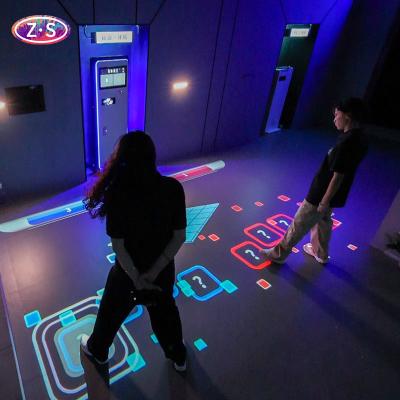 China Commercial Ultra Short Throw Interactive Floor Display with Coin Control for sale