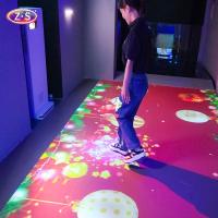 China Multi-Scenario Immersive Floor Display Autumn Leaves Waves For Hotel Lobbies for sale