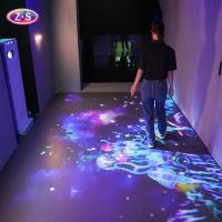 China Motion Tracking Interactive Floor Projector 4000 Lumens 3LCD for Pop Up Events for sale